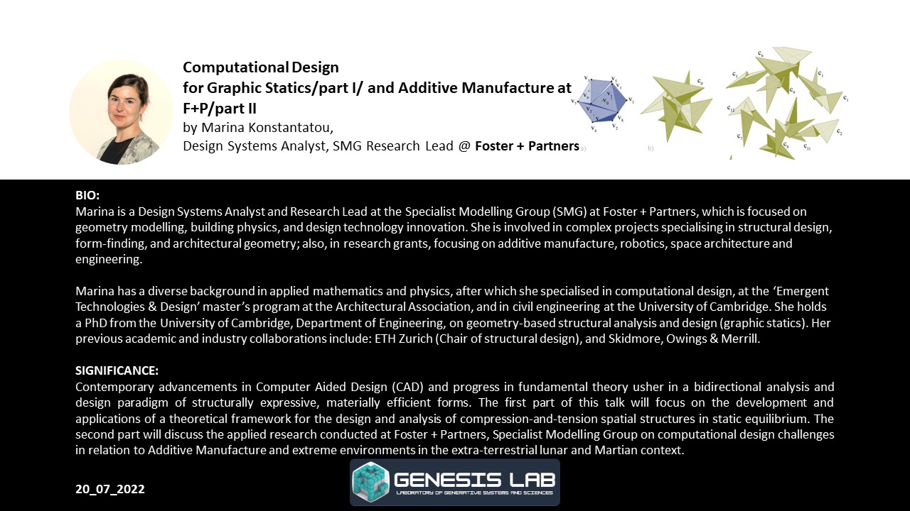 Computational Design For Graphic Statics Genesis Lab
